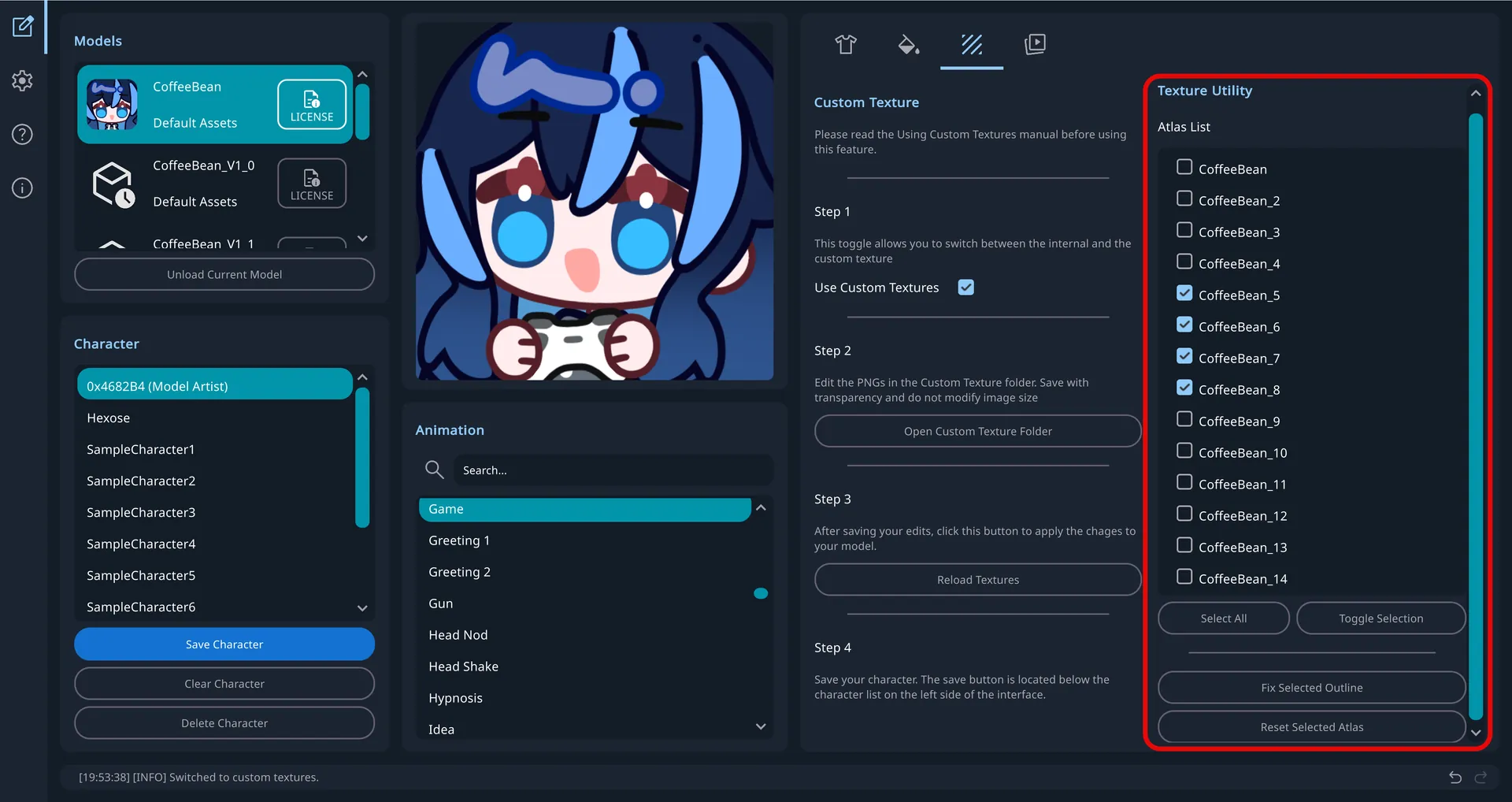 Using Custom Textures | EmoteLab